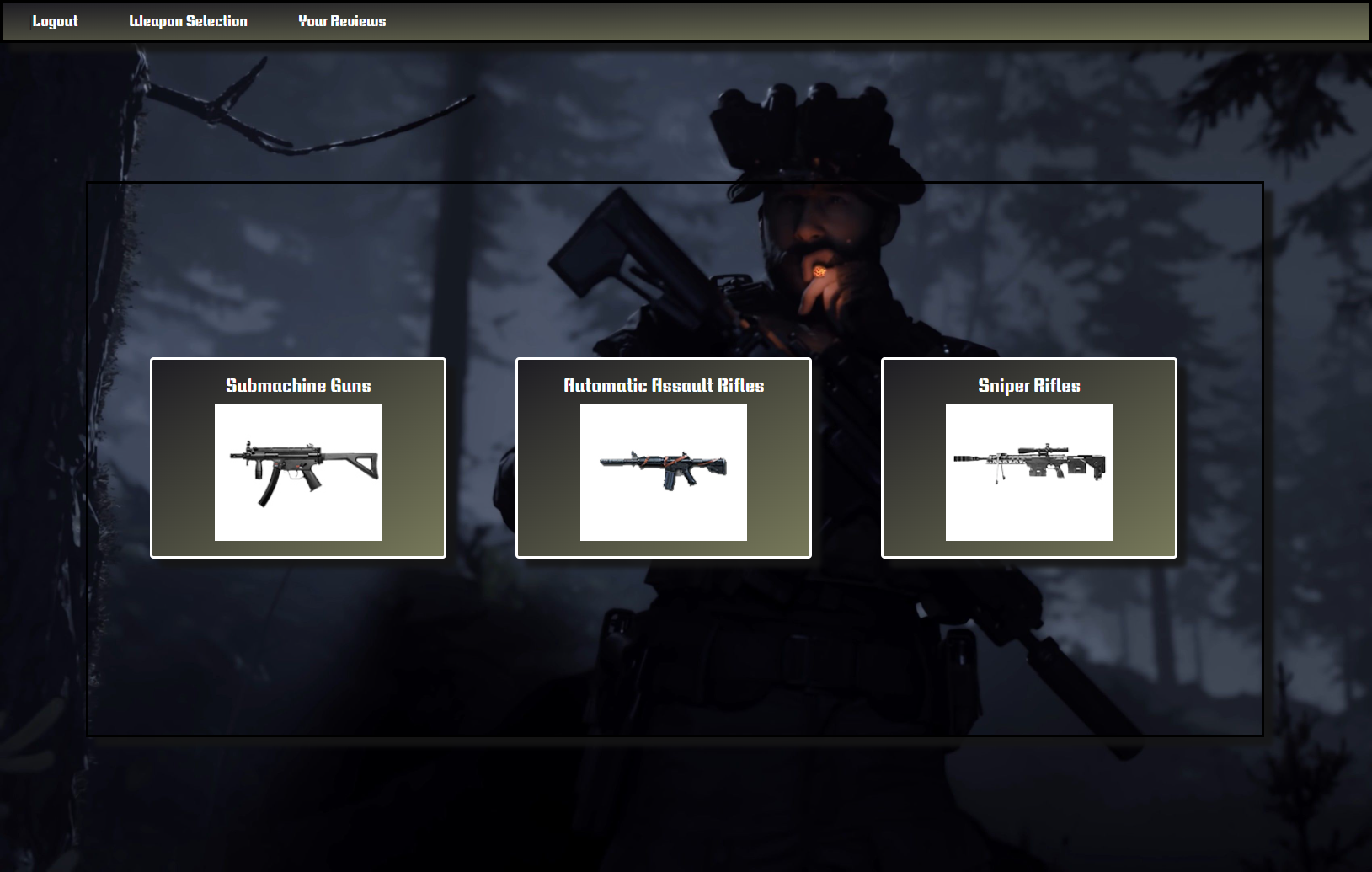 GitHub - mediazjr/CoD-Weapons-Reviewer