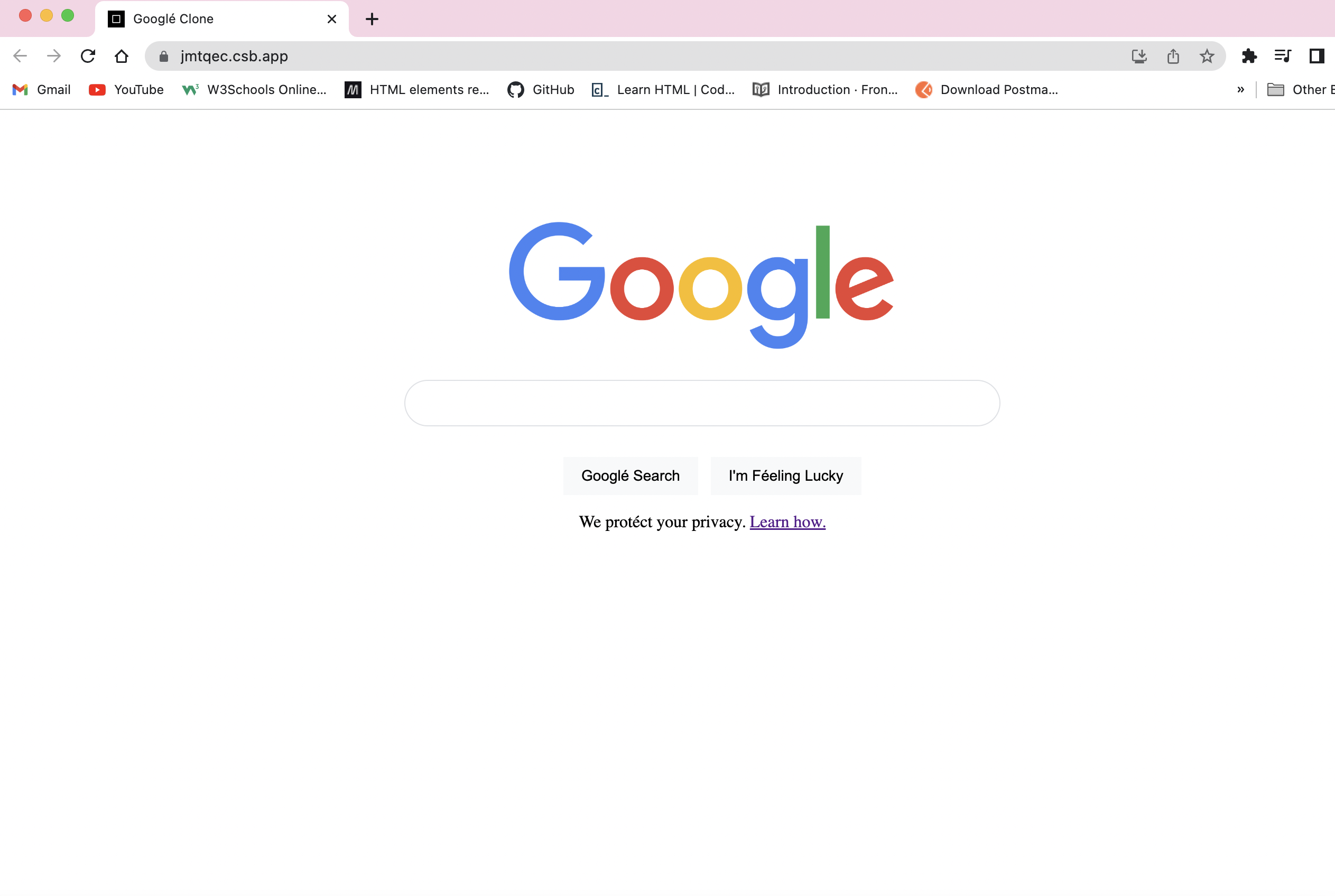 GitHub - eikouji/googlay-homepage-clone