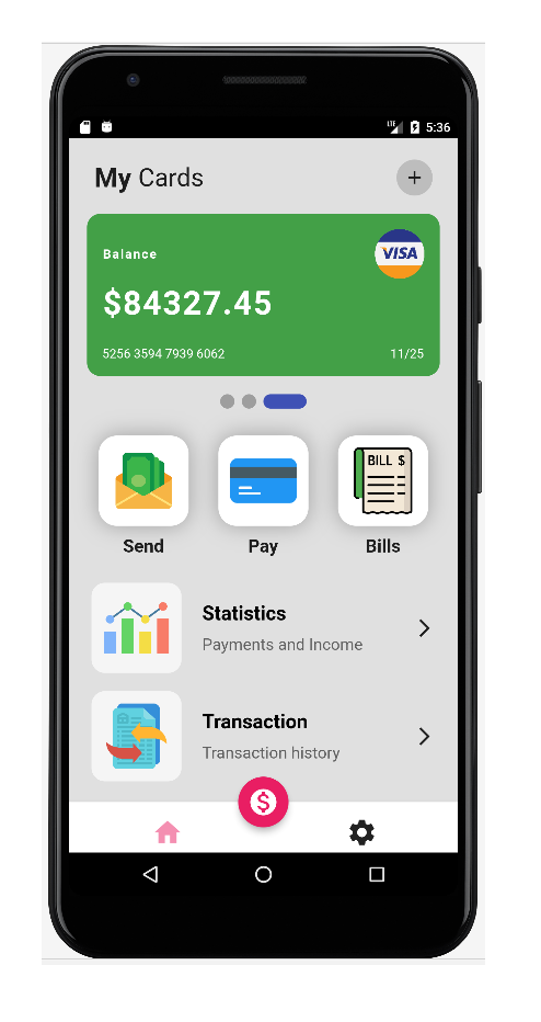 GitHub - mashka21/E-wallet-app: E-wallet app UI built using flutter