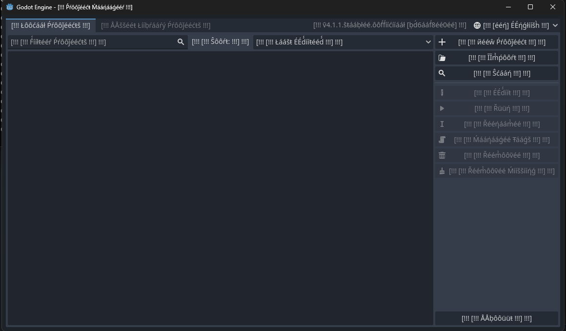 Move Editor Debug Pseudolocalization To A Dev Only Setting · Issue 81794 · Godotenginegodot