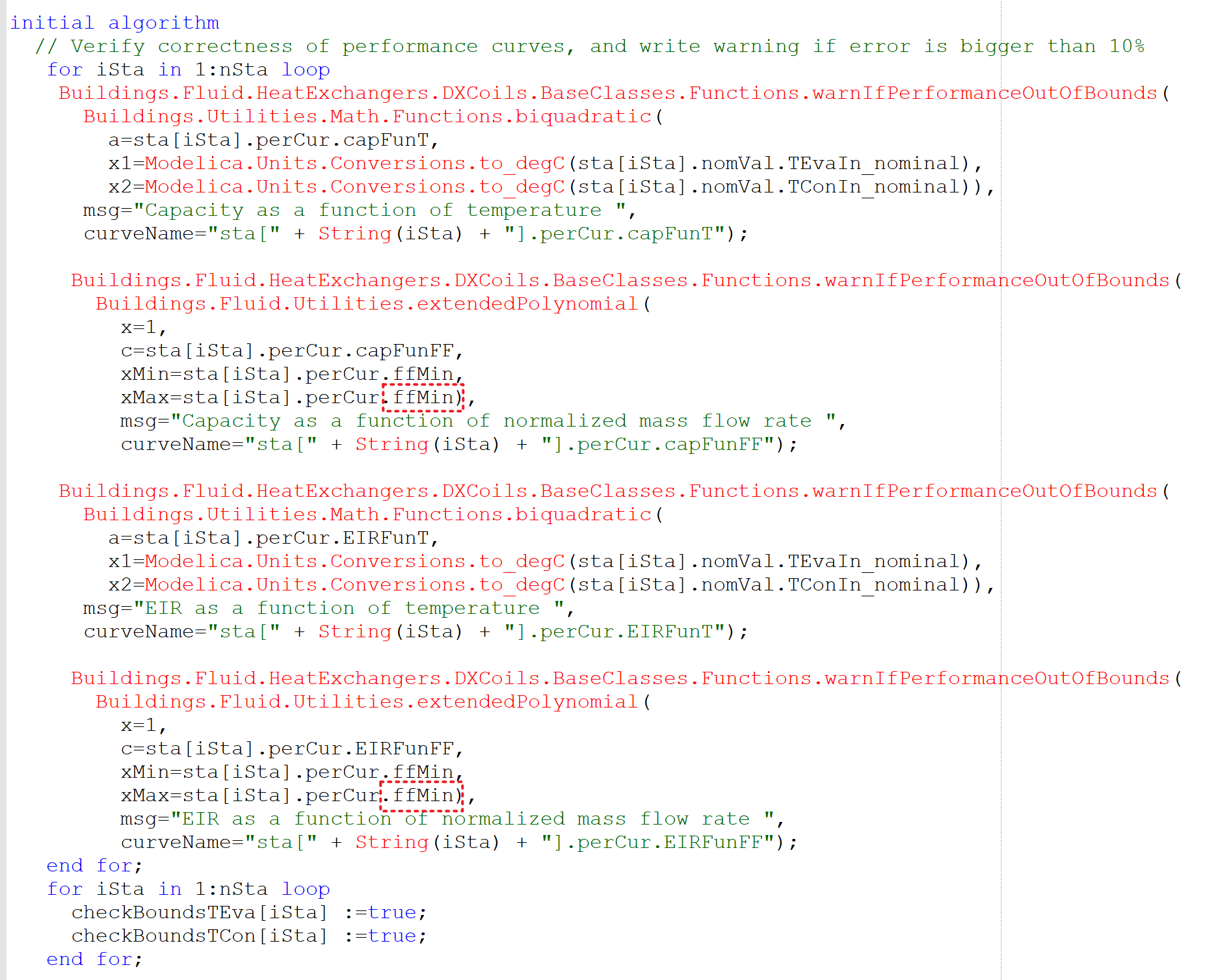 Bugs for the models in cooling capacity calculator model · Issue #3146 · lbl-srg/modelica ...