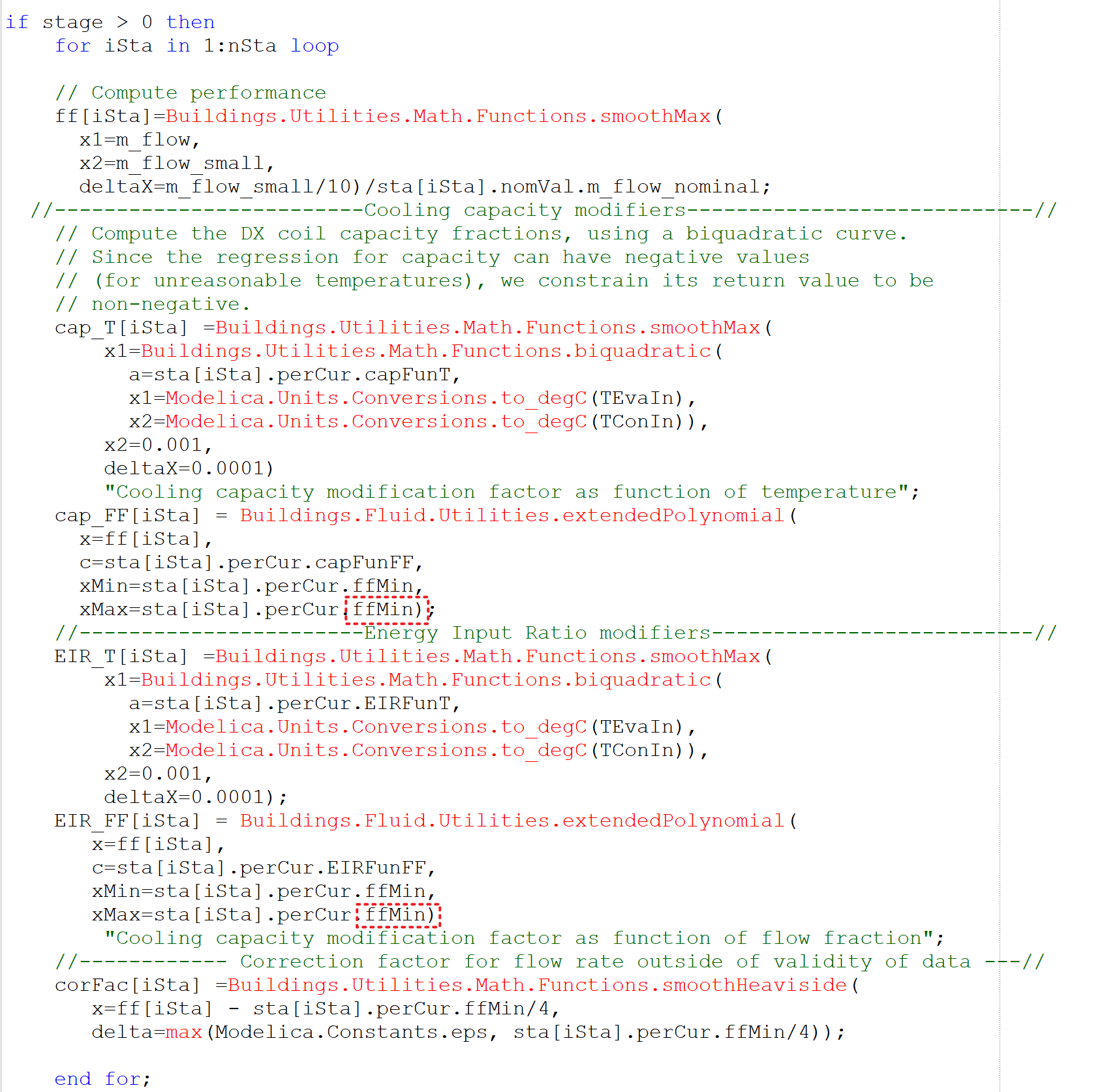 Bugs for the models in cooling capacity calculator model · Issue #3146 · lbl-srg/modelica ...