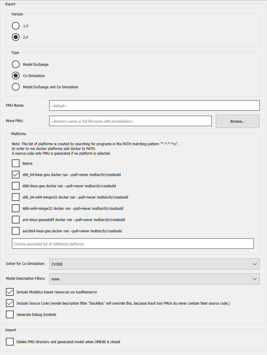 Cross-compiling FMU for Linux using host make executable · Issue #10002 · OpenModelica ...
