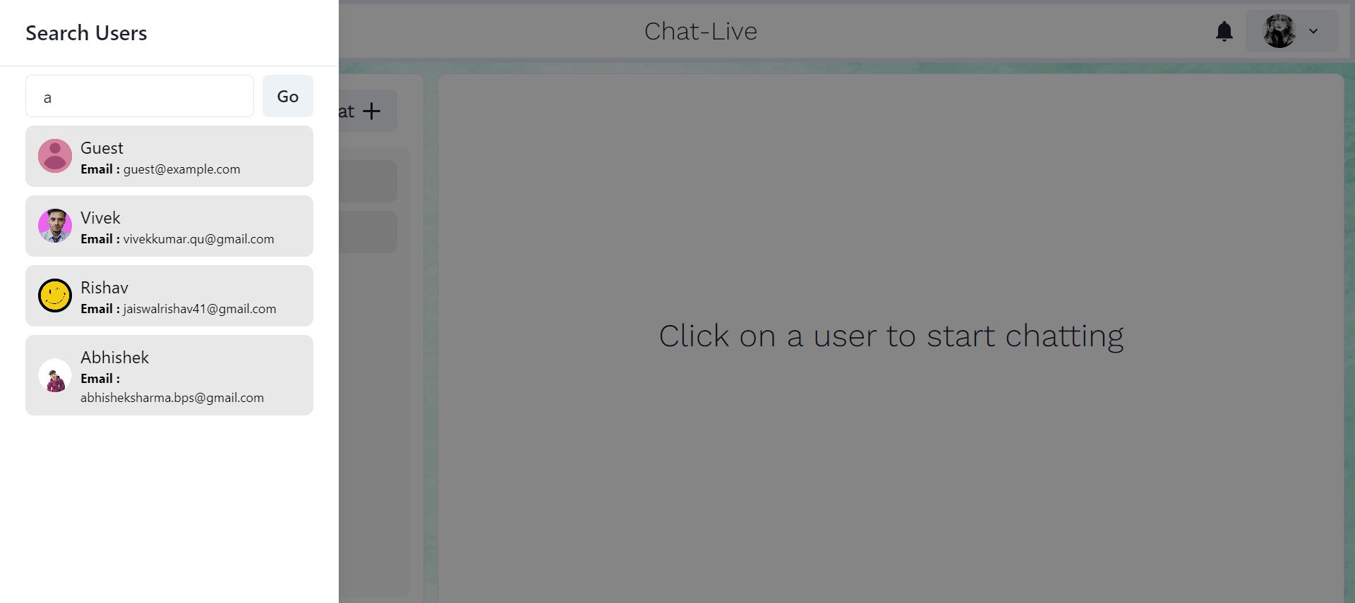 GitHub - iamvivekkr/chat-live-mern-app: Realtime Chat Web Application using MERN stack and Socket.io