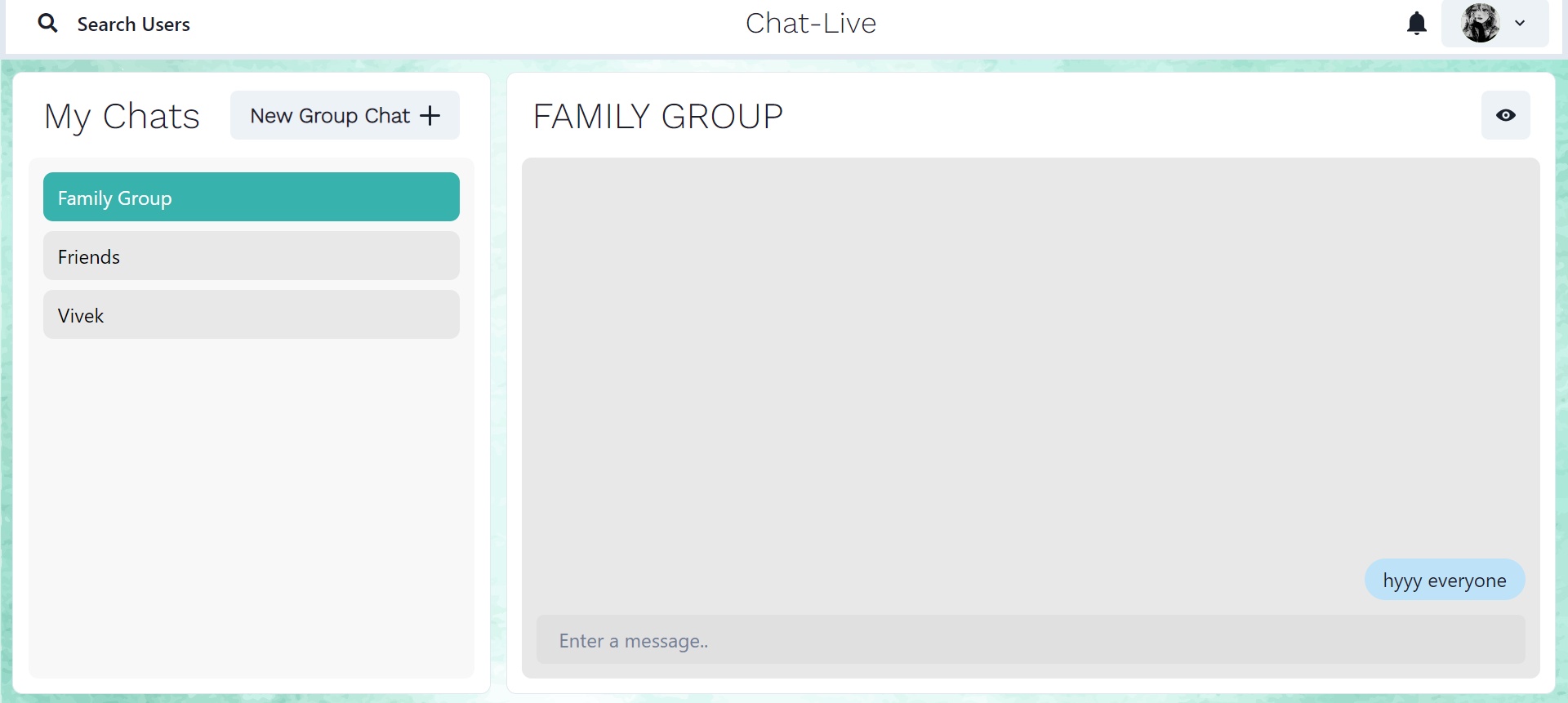 GitHub - iamvivekkr/chat-live-mern-app: Realtime Chat Web Application using MERN stack and Socket.io