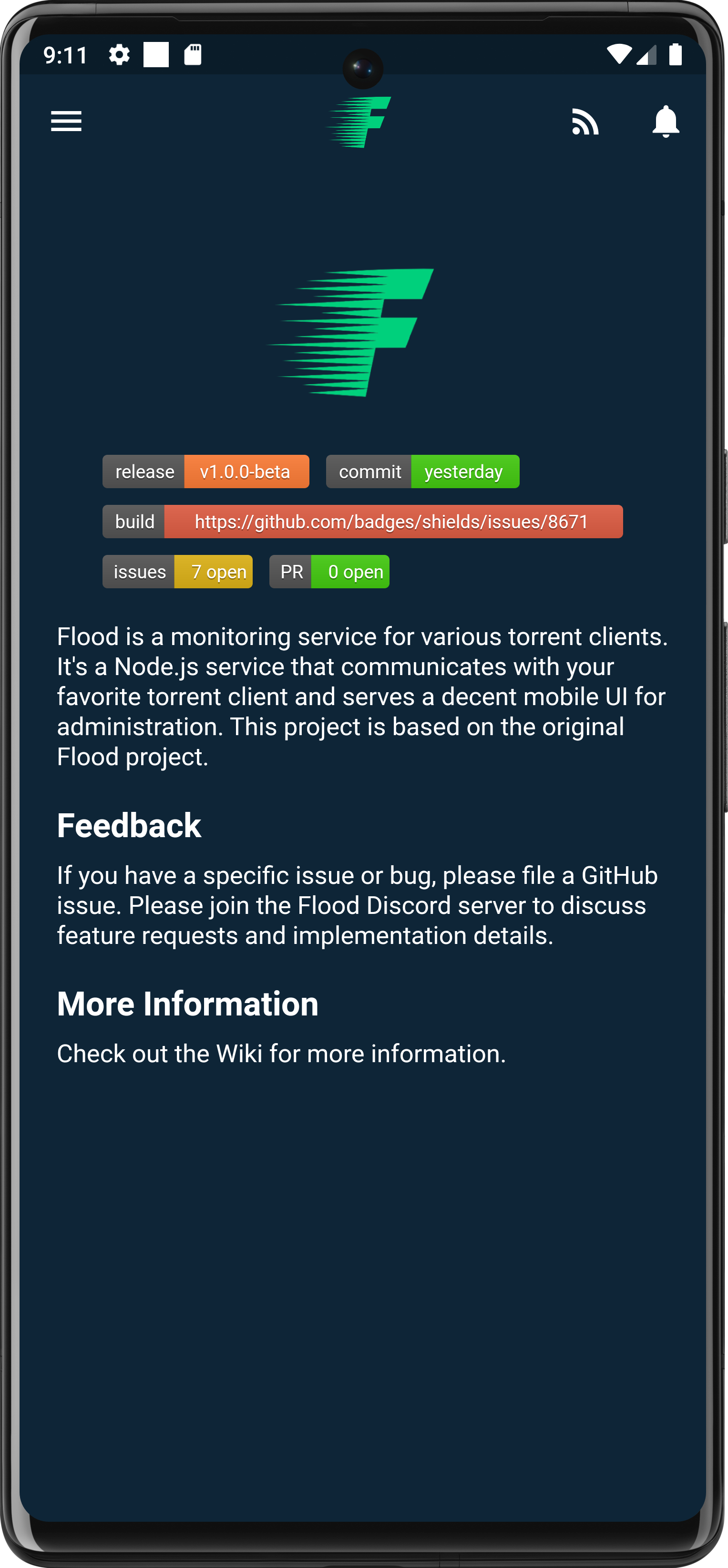 GitHub - CCExtractor/Flood_Mobile: GSoC 21' @CCExtractor. A modern mobile UI for various torrent ...