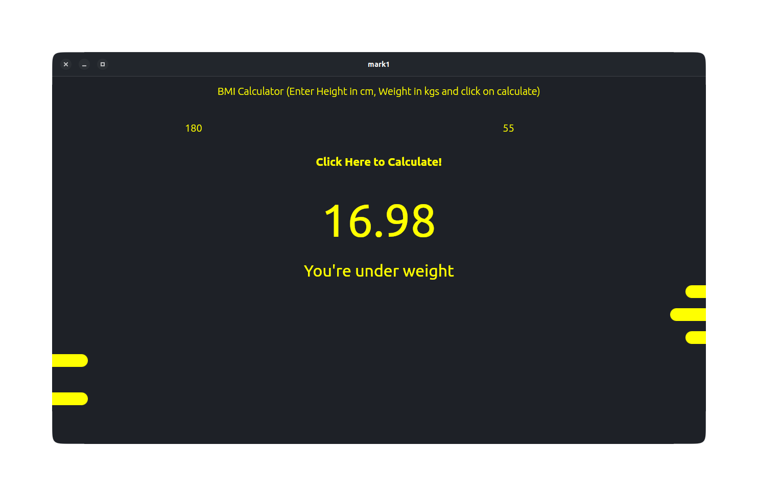 GitHub - LoNeWoLf003/BMI: A BMI calculator app made using Flutter
