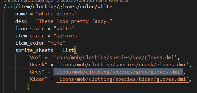 White Gloves don't show on Greys after Dignitary Drip roll out. · Issue #20540 · ParadiseSS13 ...