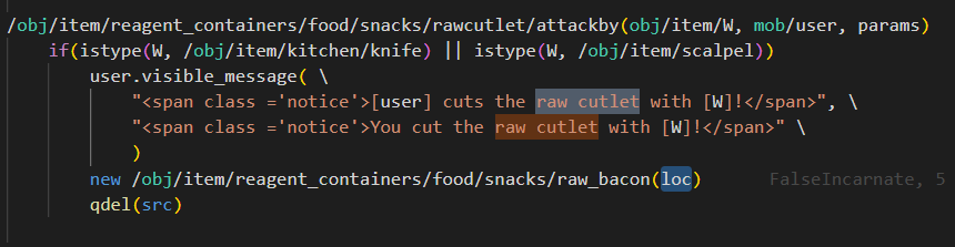 Cutting Cutlets In-Hand does NOT Give Bacon · Issue #20959 · ParadiseSS13/Paradise · GitHub