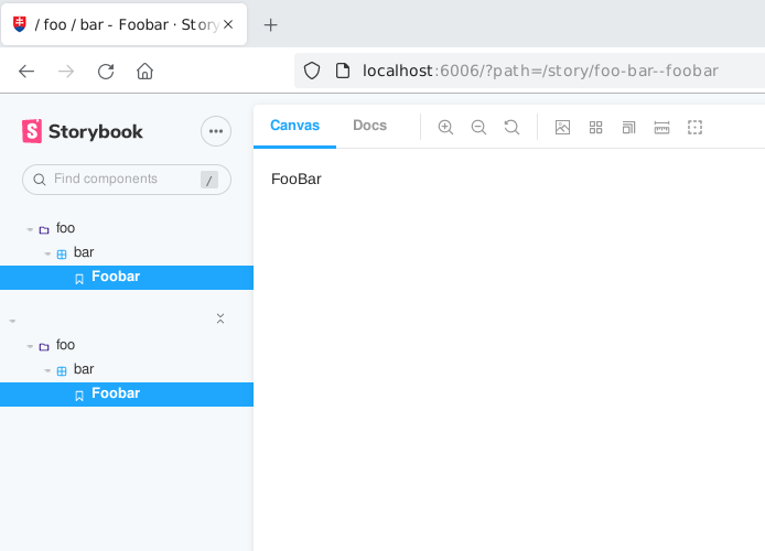 Sidebar duplicate entries if `title` starts with `/` · Issue #15506 · storybookjs/storybook · GitHub