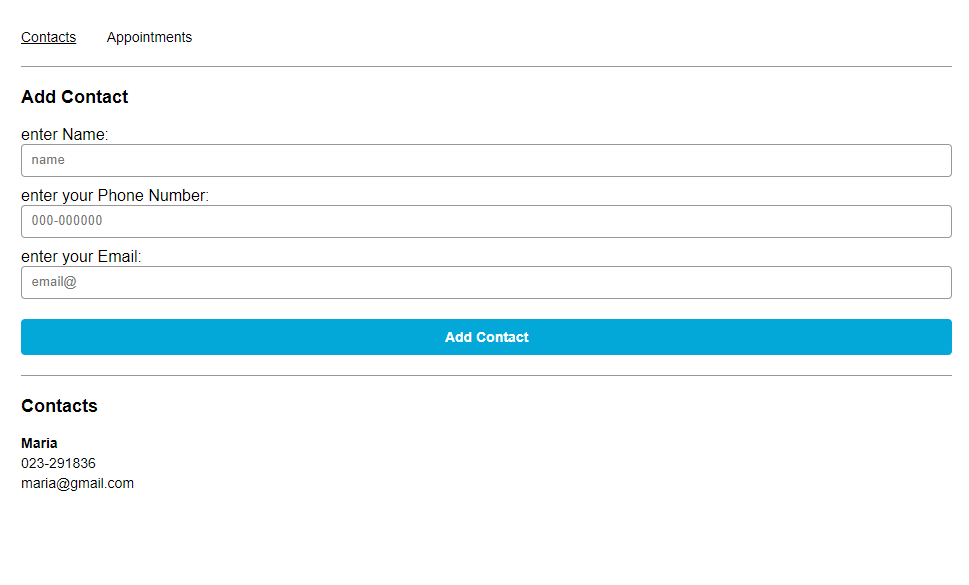 GitHub - SimonaPiz/react-challange-appointment-planner: React challange from codecademy