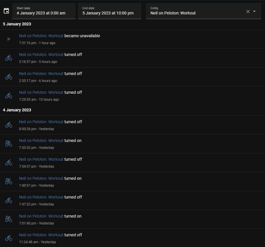 This entity is no longer being provided by the peloton integration. · Issue #54 · edwork ...
