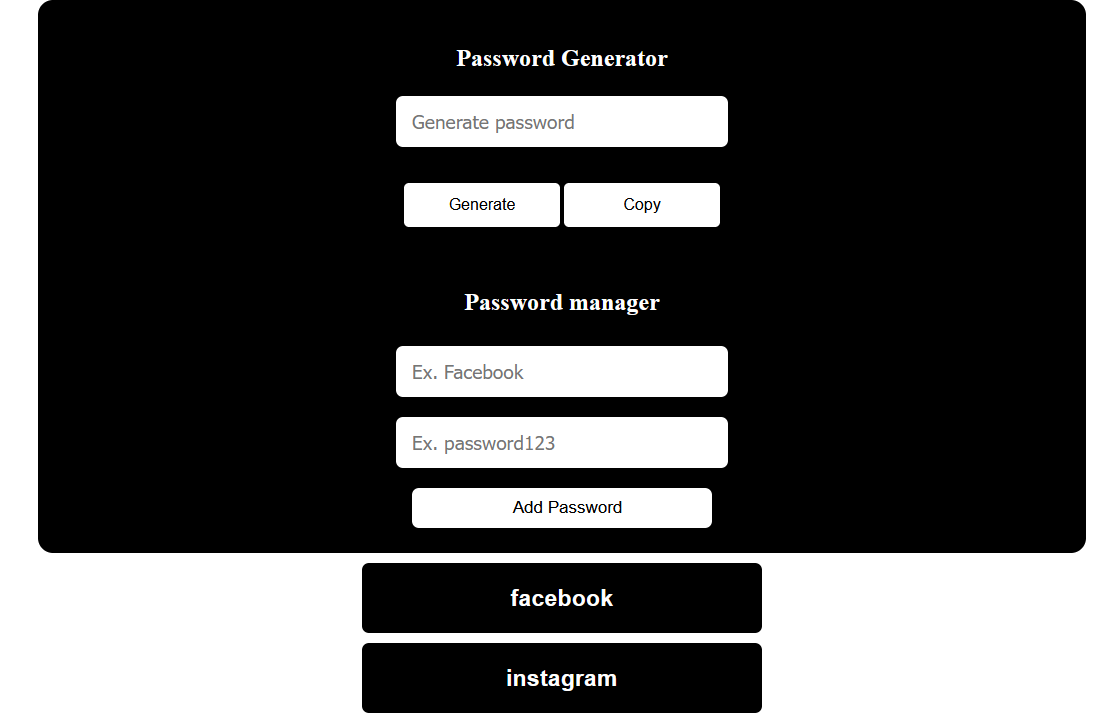 GitHub - moussaramzi/password-manager-generator