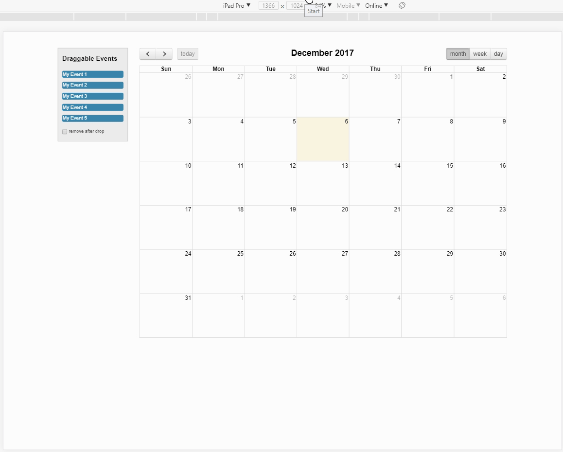 Additional Touch Support for External Dragging Events and Dragging Exsiting Events in Monbile ...
