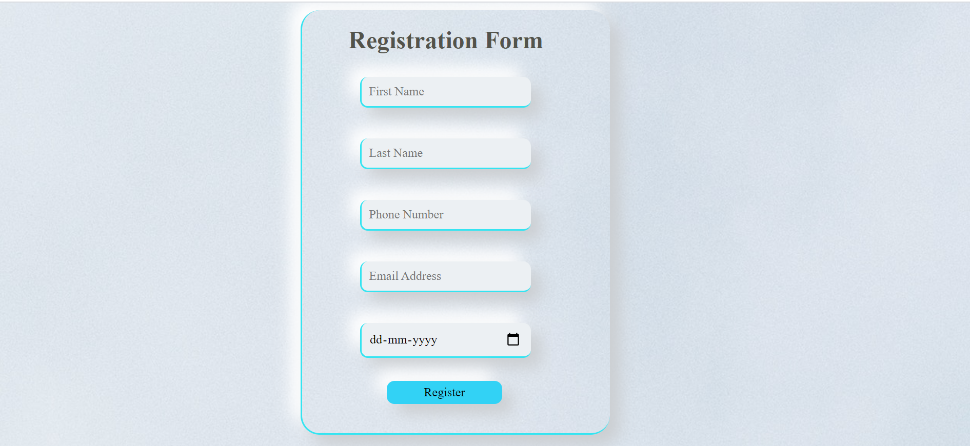 GitHub - VELIVELA1/Registration-Form: Registration Form using Html and CSS