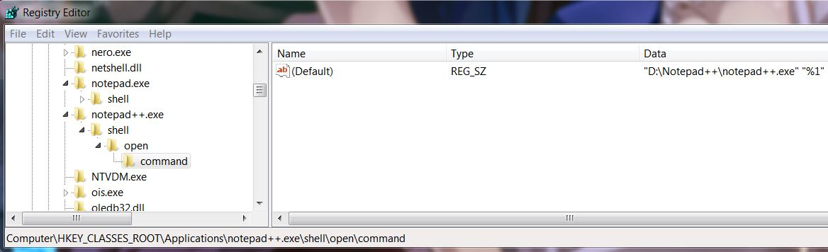 Unable To Associate Notepad With Text Files On Windws 7 · Issue 8378 · Notepad Plus Plus
