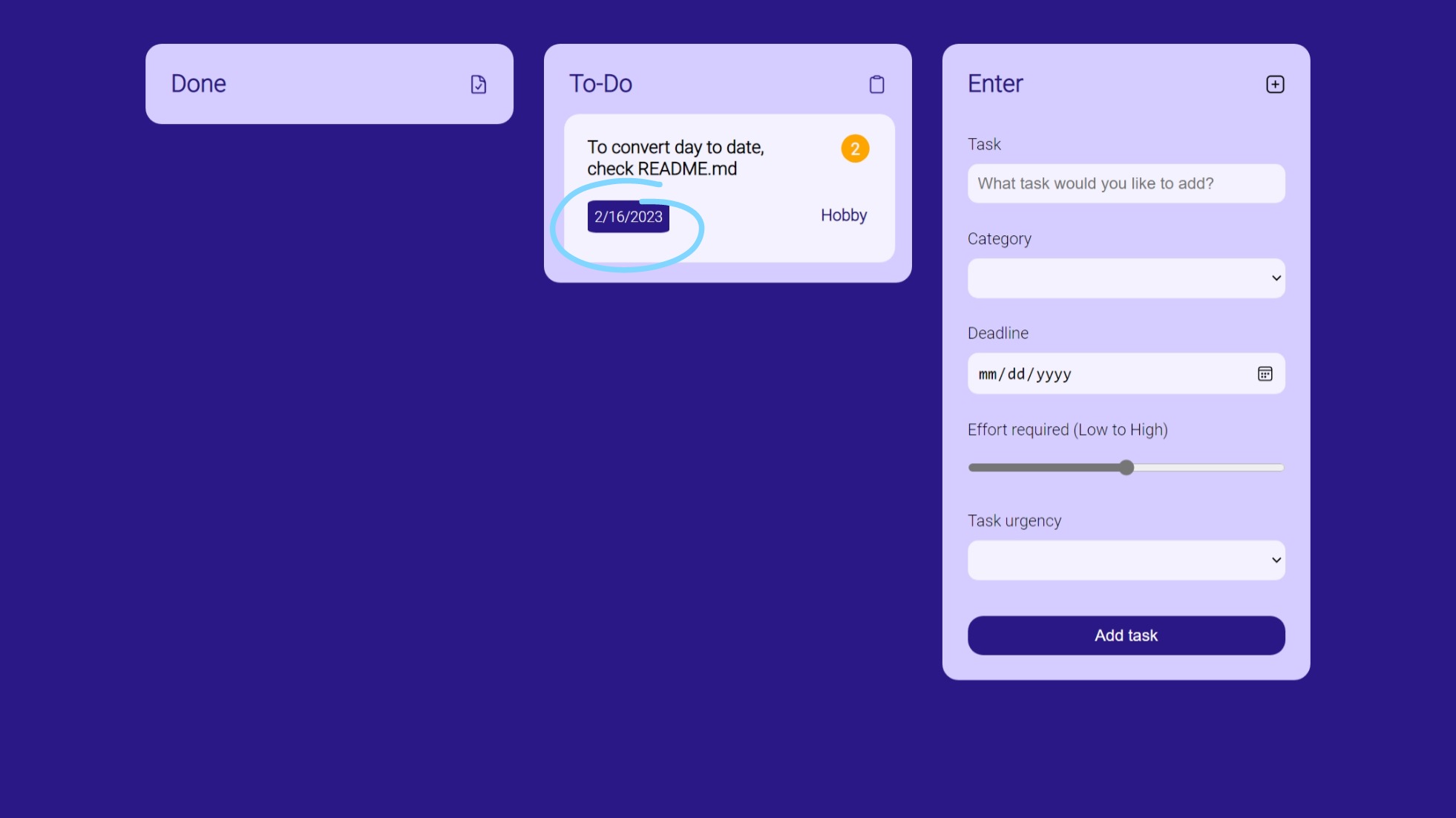 GitHub - ayanergy/ToDoList: Active and completed to-do lists using Javascript