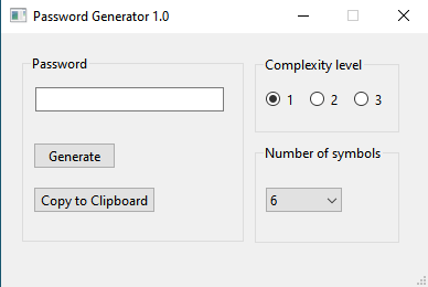 GitHub - TheatreLight/Password-Generator: Simple app for generation passwords