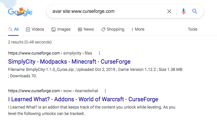 [edited]搜索功能太垃圾了了 · Issue #763 · Ahrwing/mcmod · GitHub