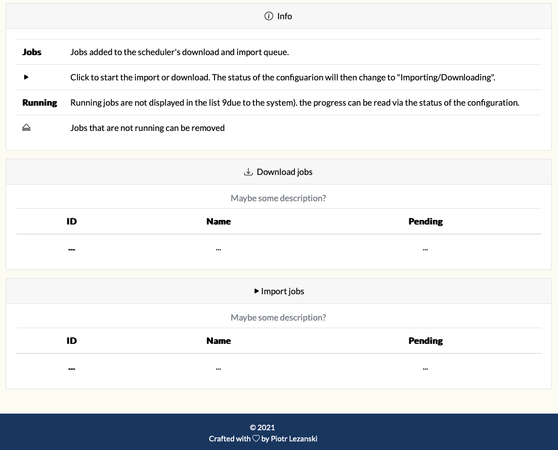 GitHub - PiotrLezanski/Import-Hub