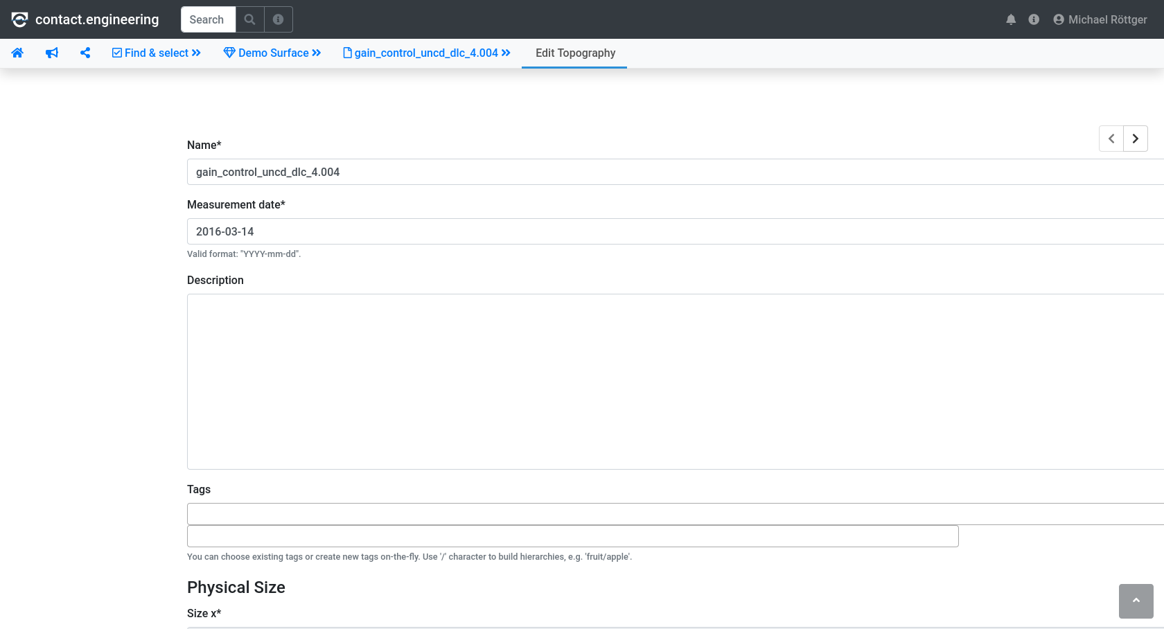 Broken layout of topography form · Issue #878 · ContactEngineering/topobank · GitHub