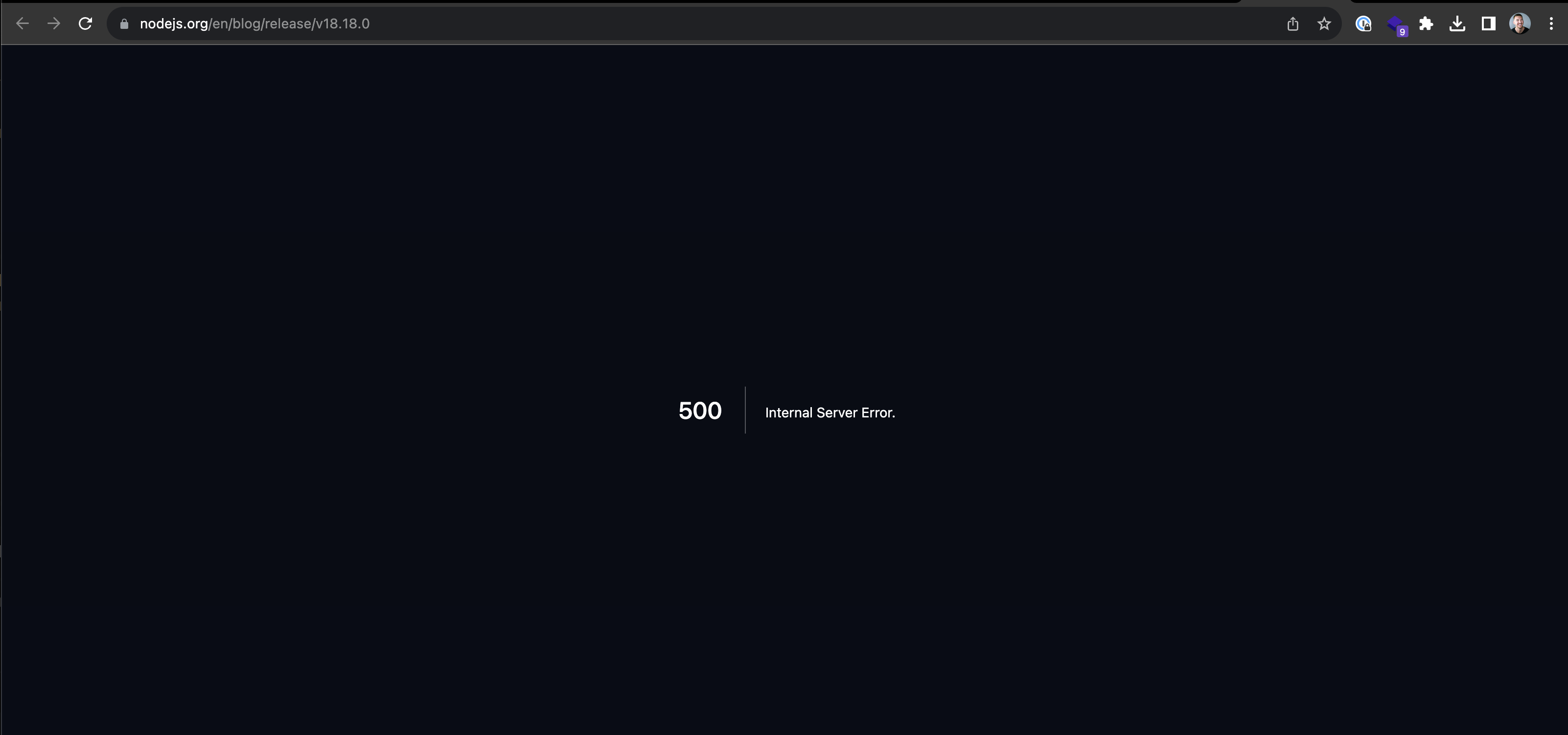 FYI: Node.js blog posts are throwing a 500 · Issue #5804 · nodejs/nodejs.org · GitHub