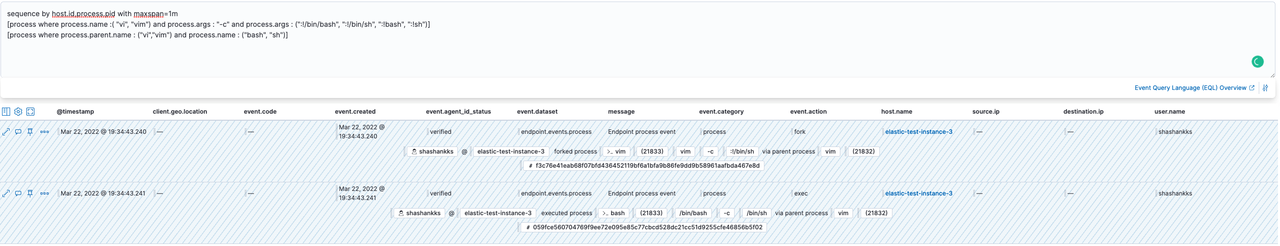 [Rule Tuning] Linux Restricted Shell Breakout via the vim command · Issue #1864 · elastic ...