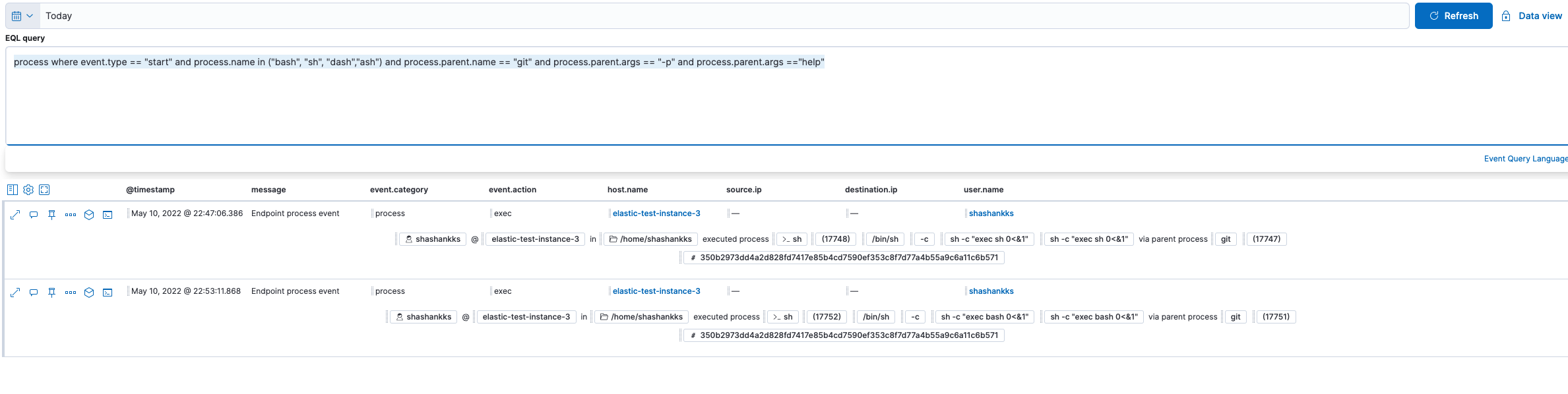 [New Rule] Linux Restricted Shell Breakout via the git command · Issue #1843 · elastic/detection ...