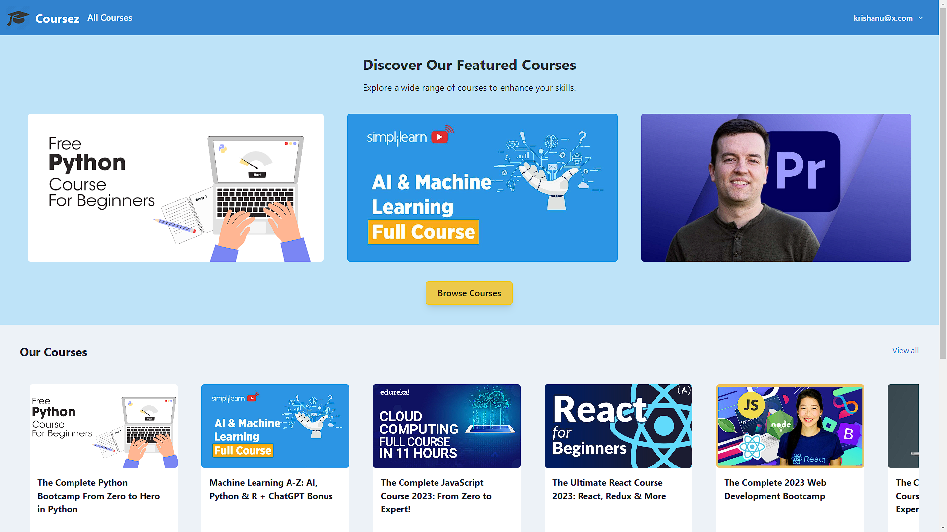 GitHub - krisgoswami/course-selling-app: Basic course selling MERN app with a separate Admin panel