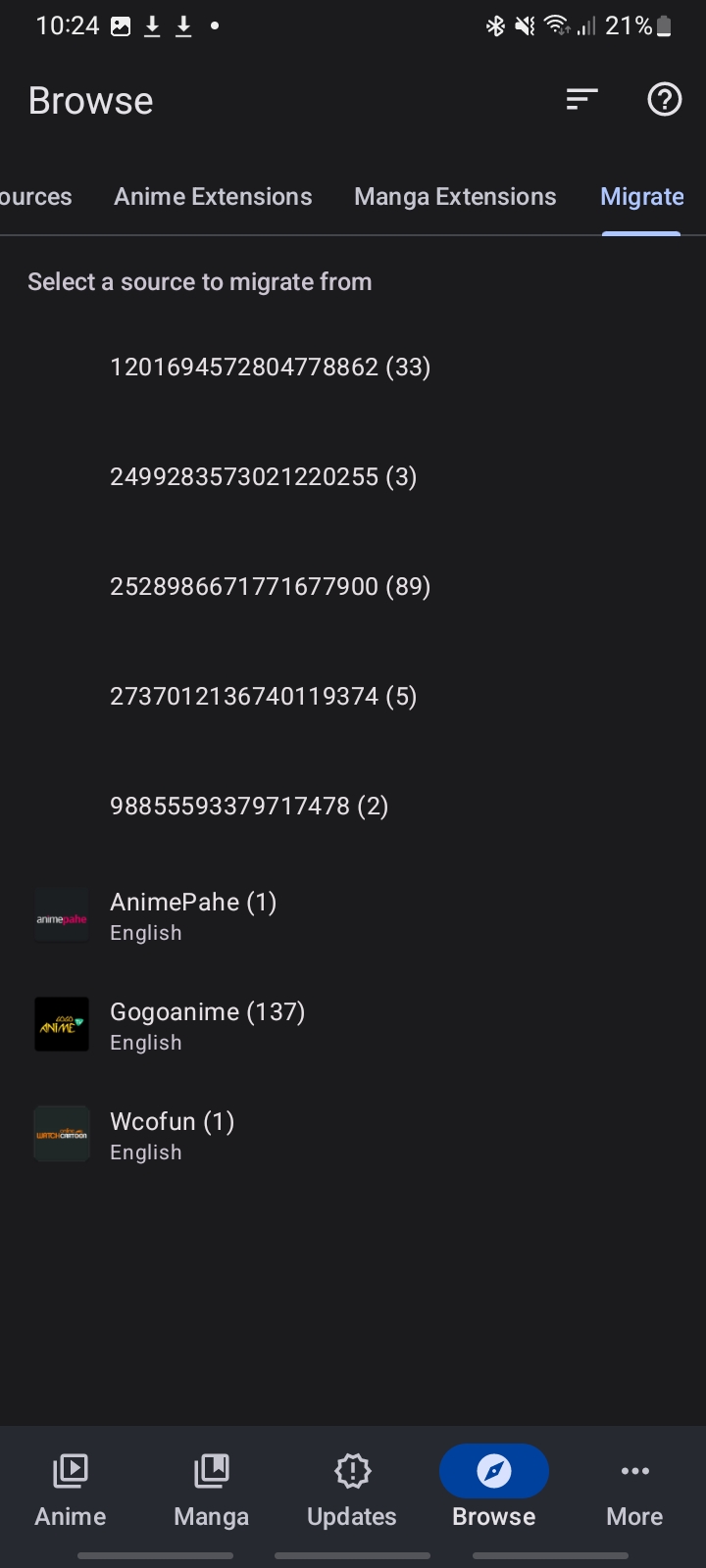 Updating manga extensions via other client causes the extensions to vanish. · Issue #916 ...
