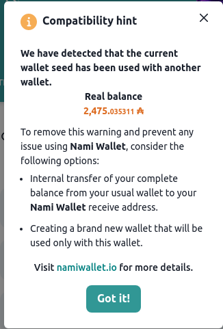 Nami wallet does not take into account funds at enterprise address · Issue #175 · input-output ...