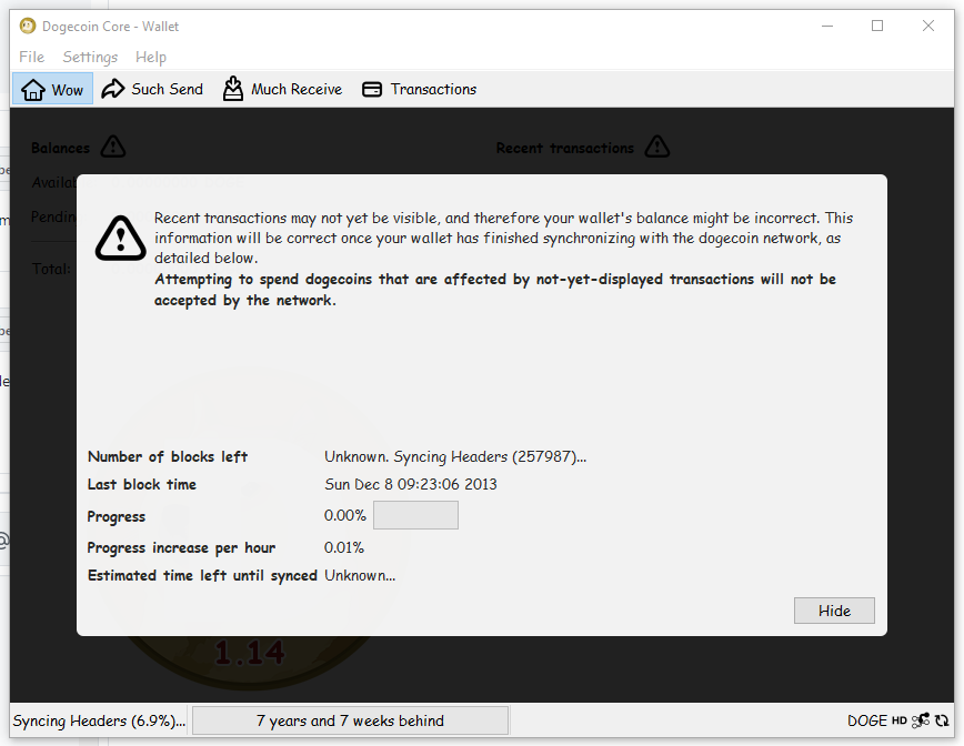 Dogecoin not syncing · Issue #1649 · dogecoin/dogecoin · GitHub