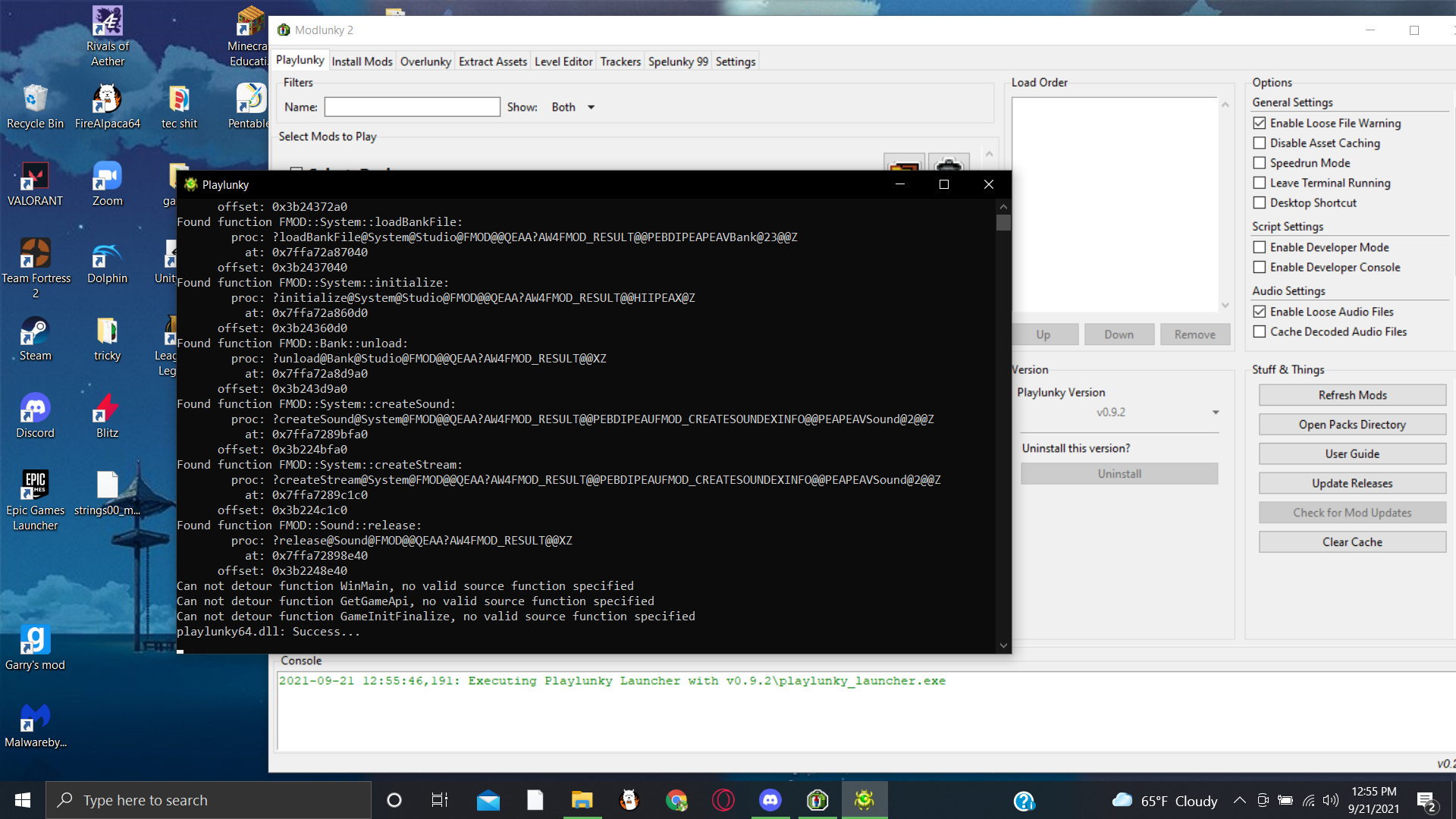 ModLunky 2 won't open at all · Issue #172 · spelunky-fyi/modlunky2 · GitHub