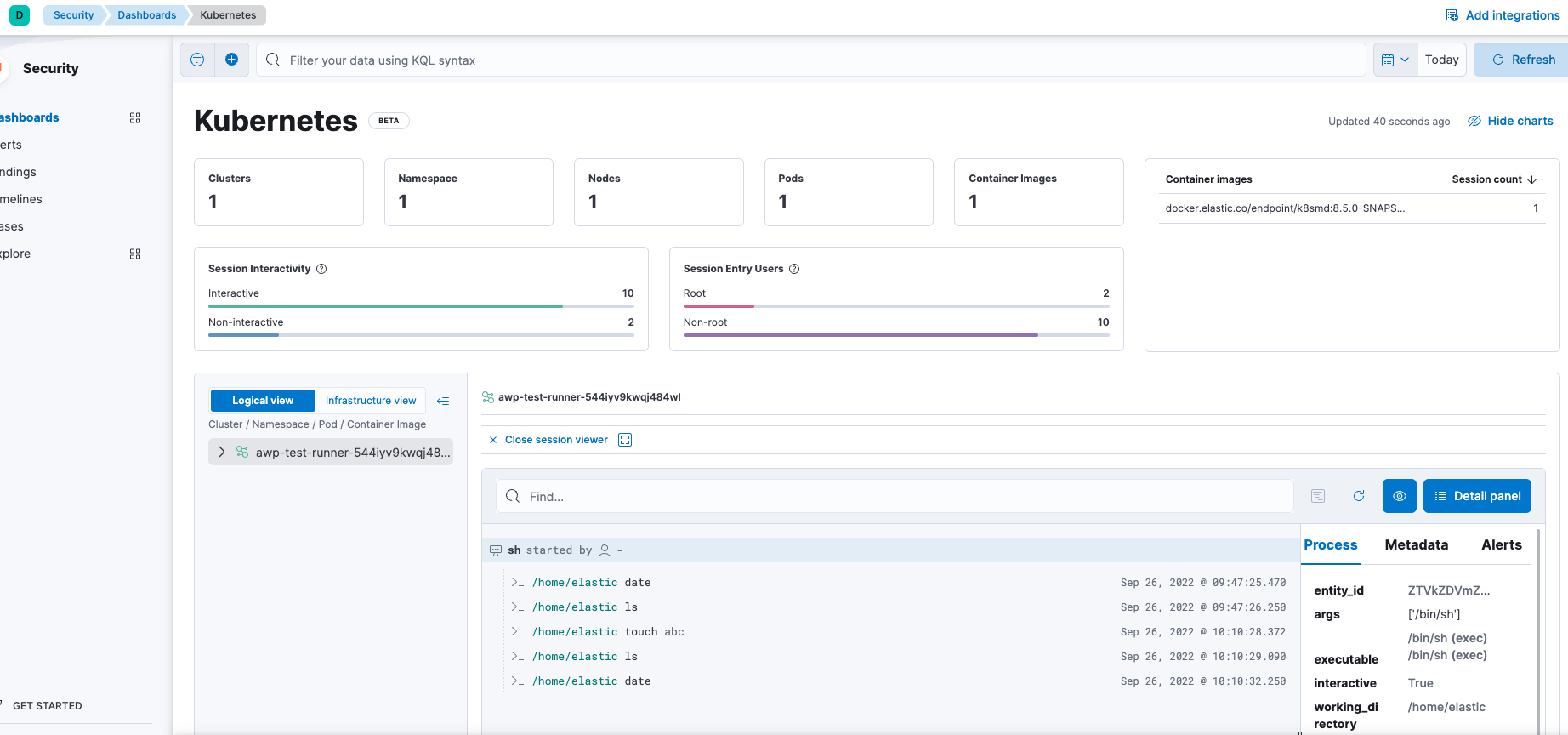 [Security Solution] Elastic agent and endpoint-security are not shown ...