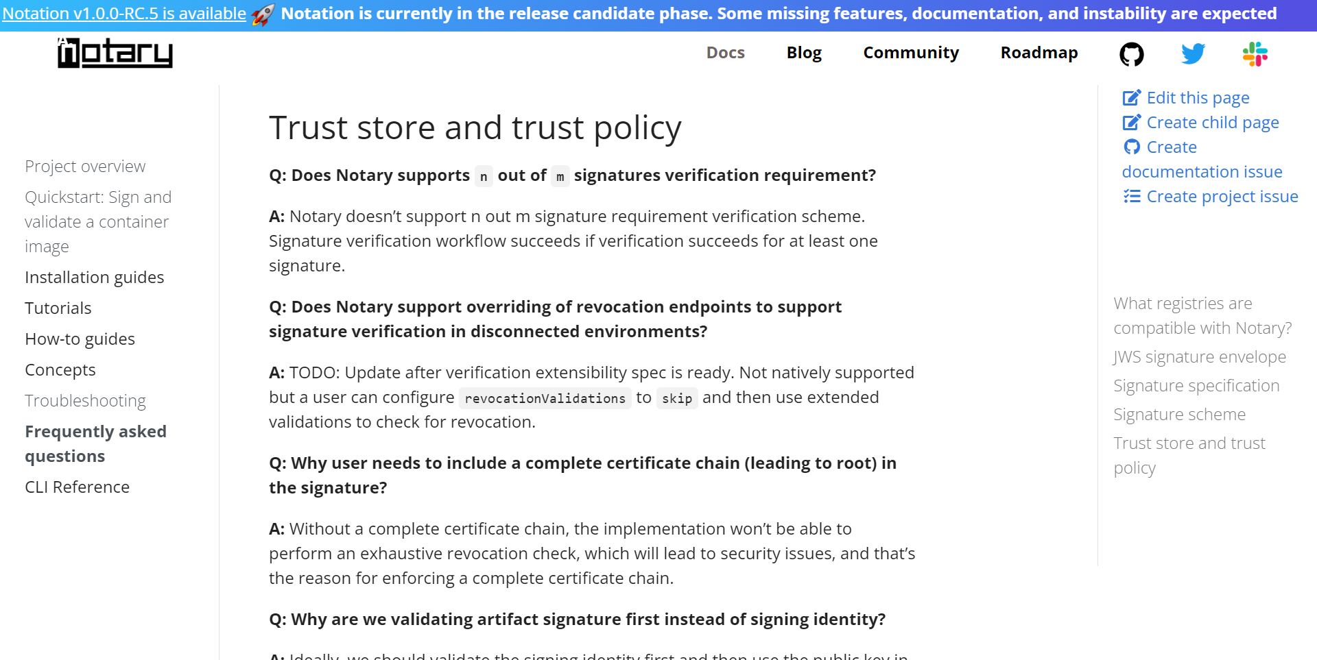 Inconsistency of the font styling in the FAQ's section · Issue #232 · notaryproject ...