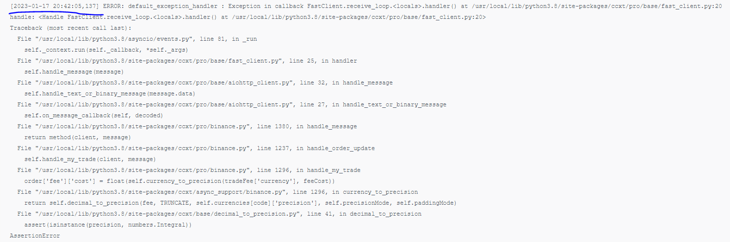 AssertionError - watchMyTrades, watchOrders · Issue #16536 · ccxt/ccxt · GitHub