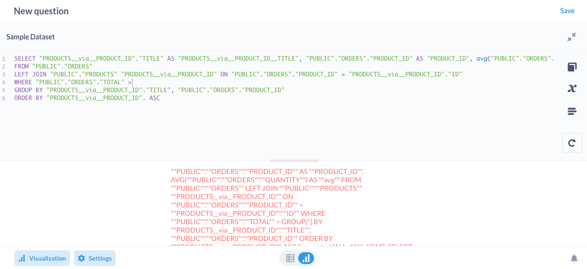 Unable to scroll SQL error message vertically · Issue #16034 · metabase ...