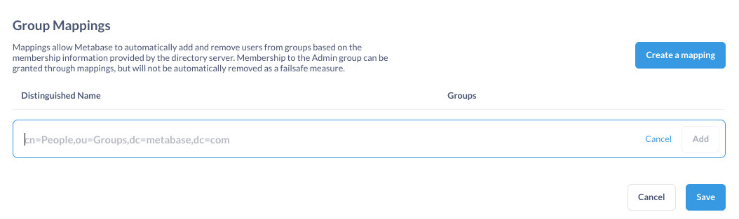 Unintuitive interaction when configuring SSO group mappings · Issue #16377 · metabase/metabase ...