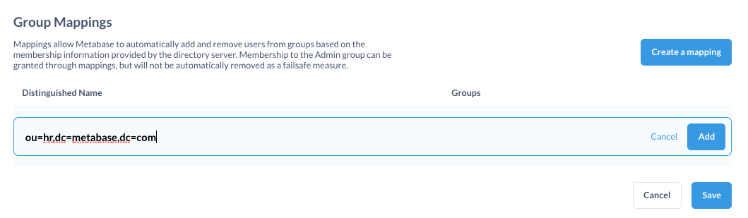 Unintuitive interaction when configuring SSO group mappings · Issue #16377 · metabase/metabase ...