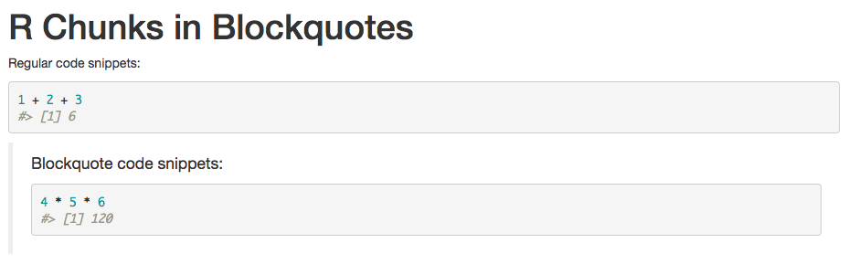 Run controls not displayed for code snippets inside blockquotes · Issue ...