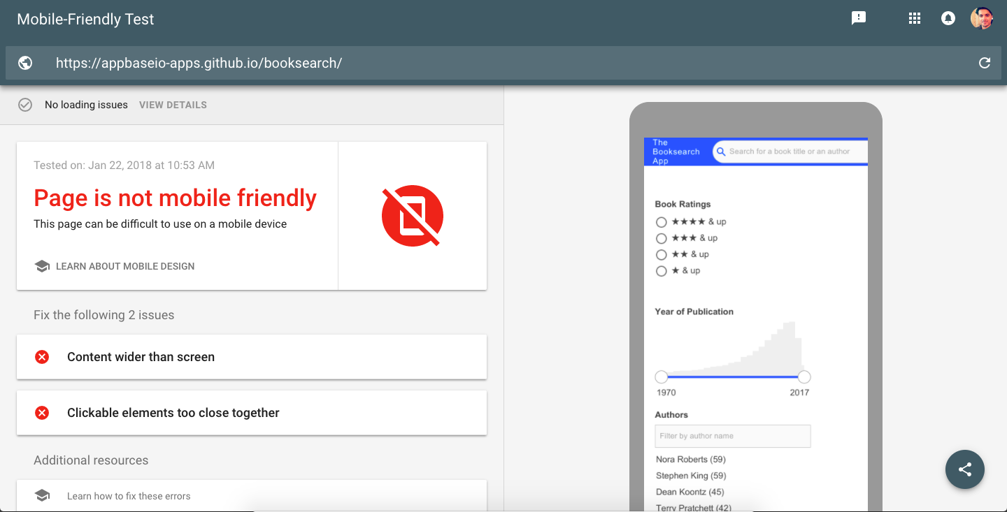 Sites Created With Reactivesearch Have Rendering Issues On Mobile · Issue 211 · Appbaseio