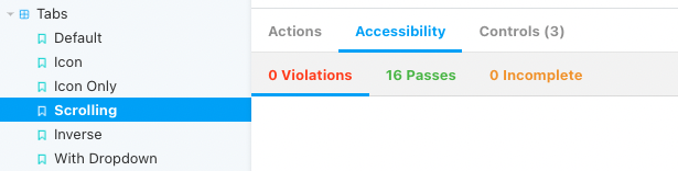 A11ytabs Scrolling A11y 2 Incomplete Is Appearing · Issue 519 · Cengagereact Magma · Github 