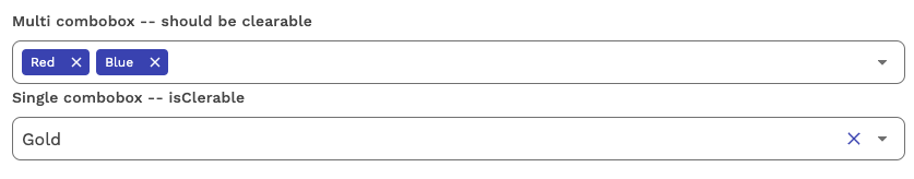 Multi Combobox does not show the `isClearable` X · Issue #907 · cengage ... Multi Combobox does not show the `isClearable` X · Issue #907 · cengage ...