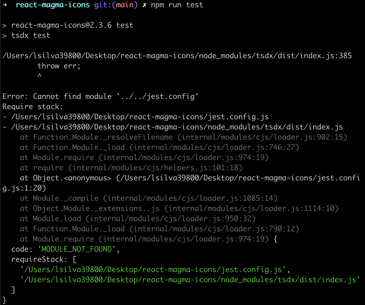 React Magma Icons Error When Trying To Run Unit Tests · Issue 1008 · Cengagereact Magma · Github