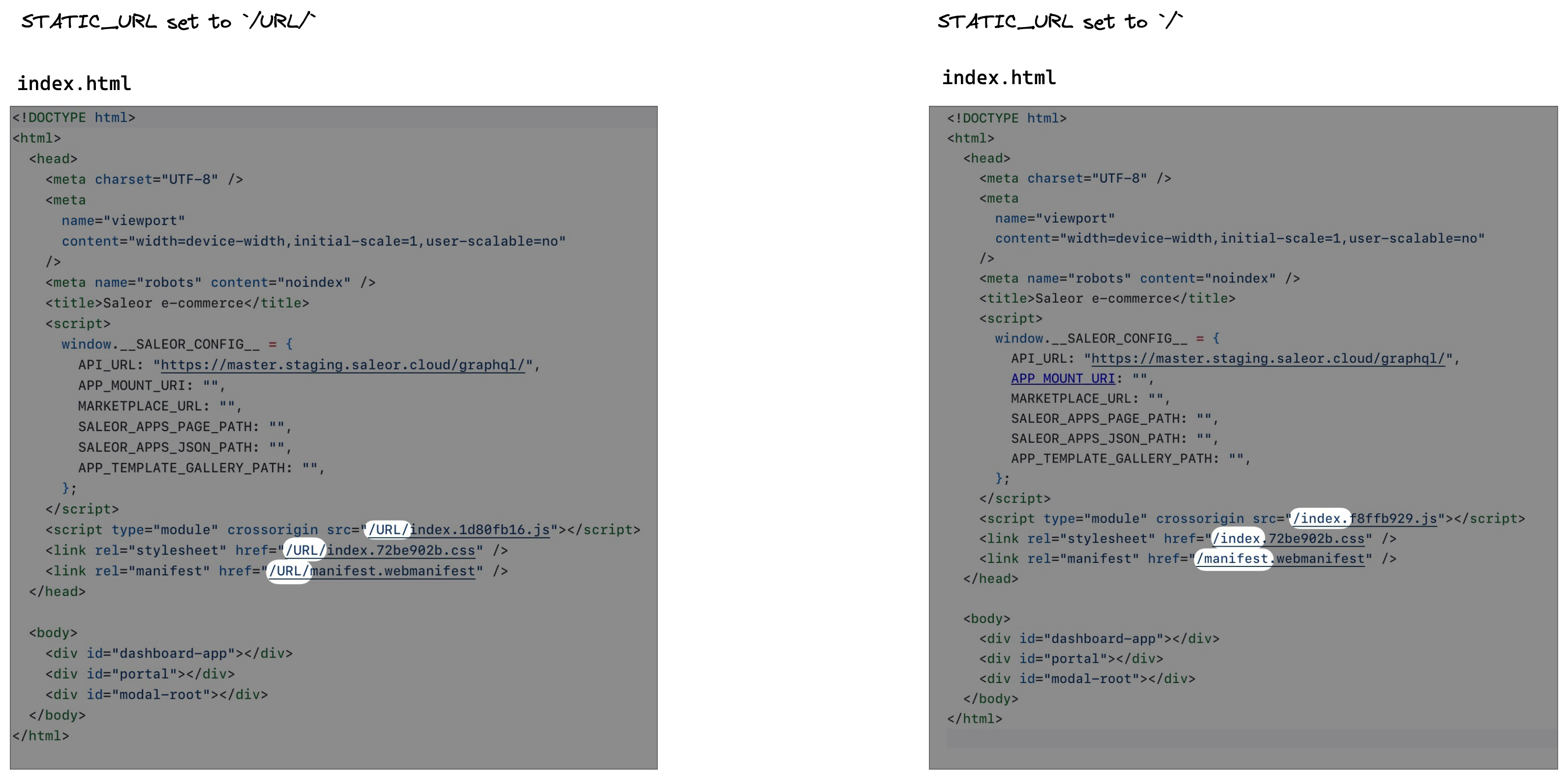 Default value STATIC_URL · Issue #2875 · saleor/saleor-dashboard · GitHub