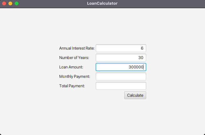 GitHub - ElvinGarciaDev/loan-calculator-JavaFX