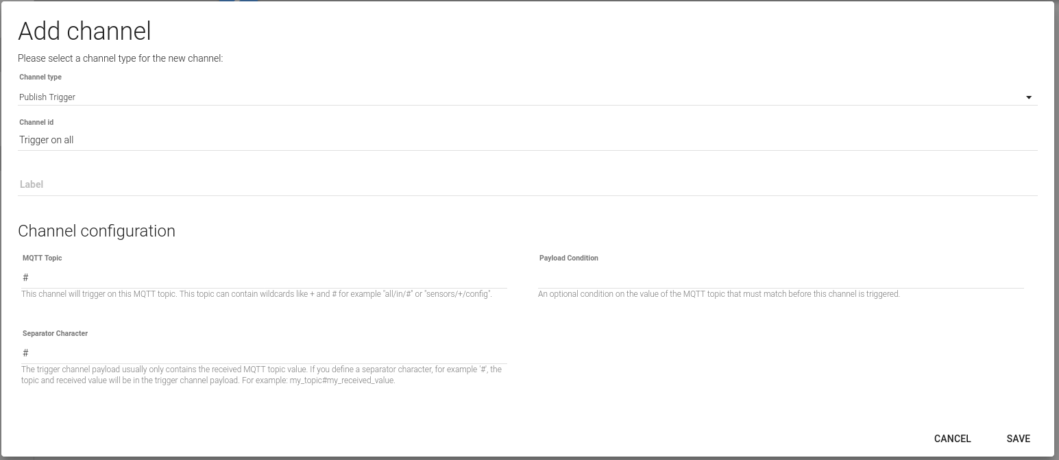 [mqtt] Cannot add "Publish Trigger" channel · Issue #8853 · openhab/openhab-addons · GitHub