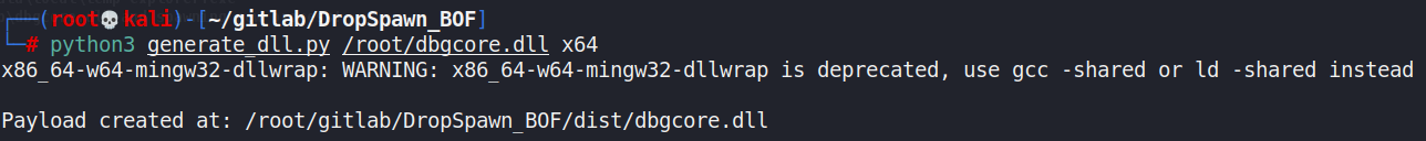 GitHub - Octoberfest7/DropSpawn_BOF: CobaltStrike BOF to spawn Beacons using DLL Application ...