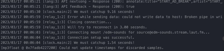 Unterbrechung bei Remote-Relays · Issue #6153 · AzuraCast/AzuraCast · GitHub