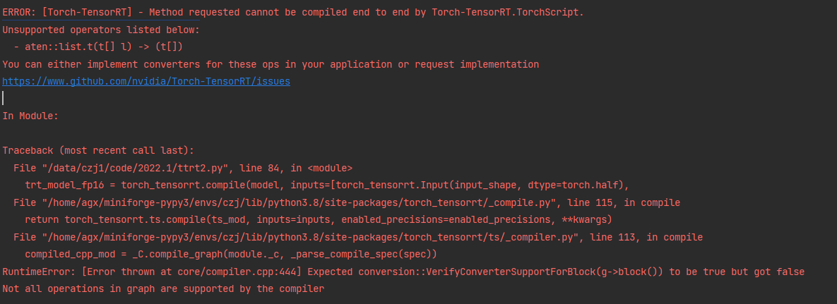 🐛 [bug] Unsupported Operators Listed Below Aten List T T[] L T[] · Issue 1768 · Pytorch
